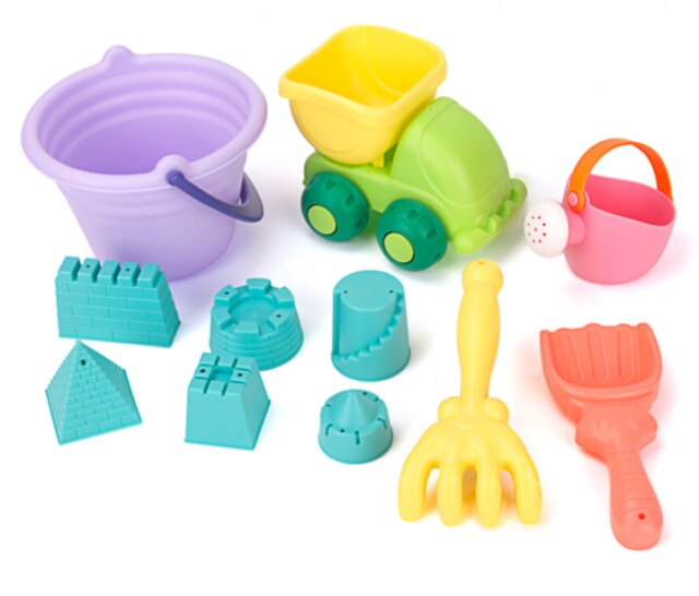 Soft Glue Beach Tools Set Sand Playing Toys For Ki... – Grandado