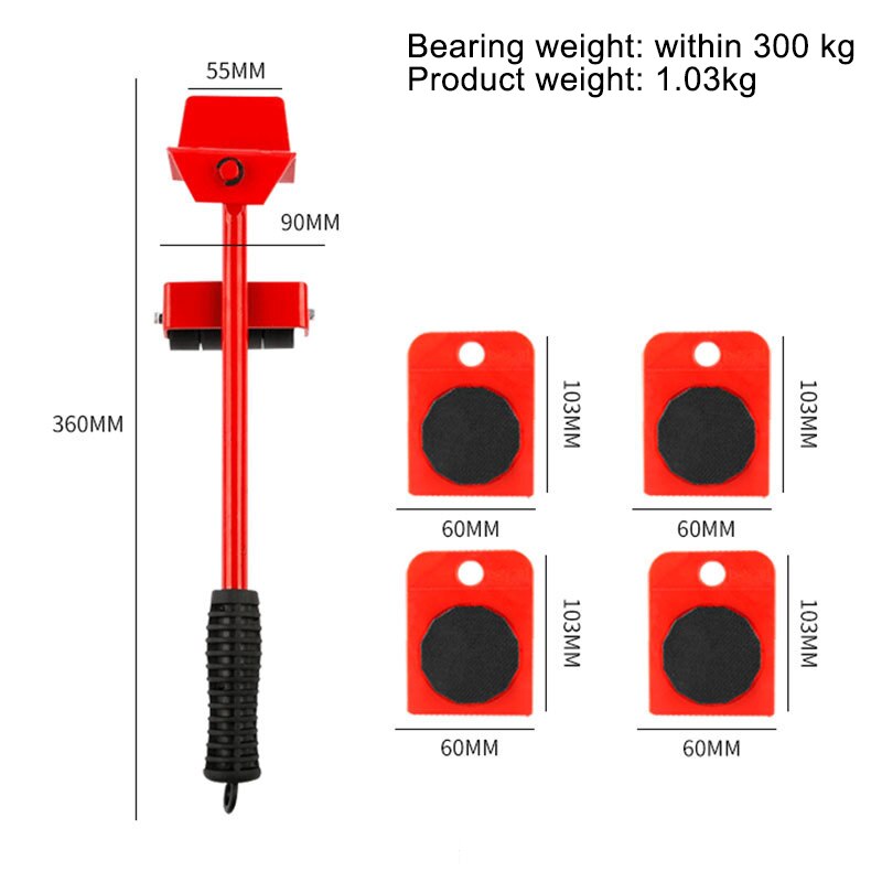 Max Load-Bearing 1000Kg Furniture Transport Lifter... – Grandado