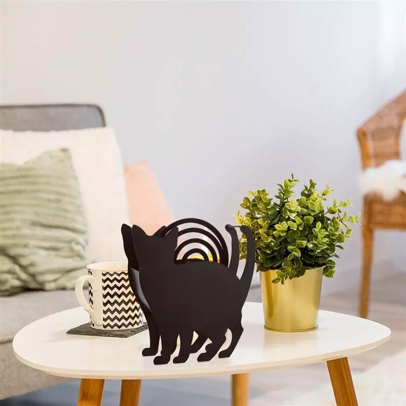 Mug Spoel Houder Kat Vorm Ijzer Dier Mosquito Coil... – Grandado