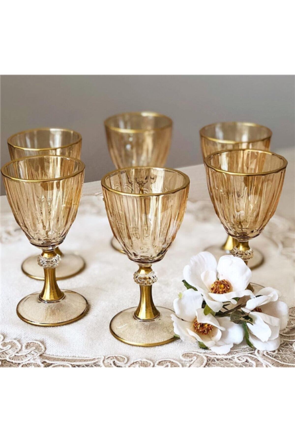 6 Person Coffee Side Water Glass Goblet Mini Water... – Vicedeal