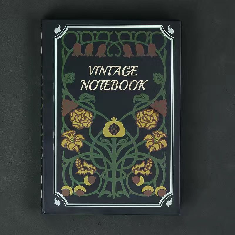 Black paper inner pages blank black cardboard diar... – Grandado