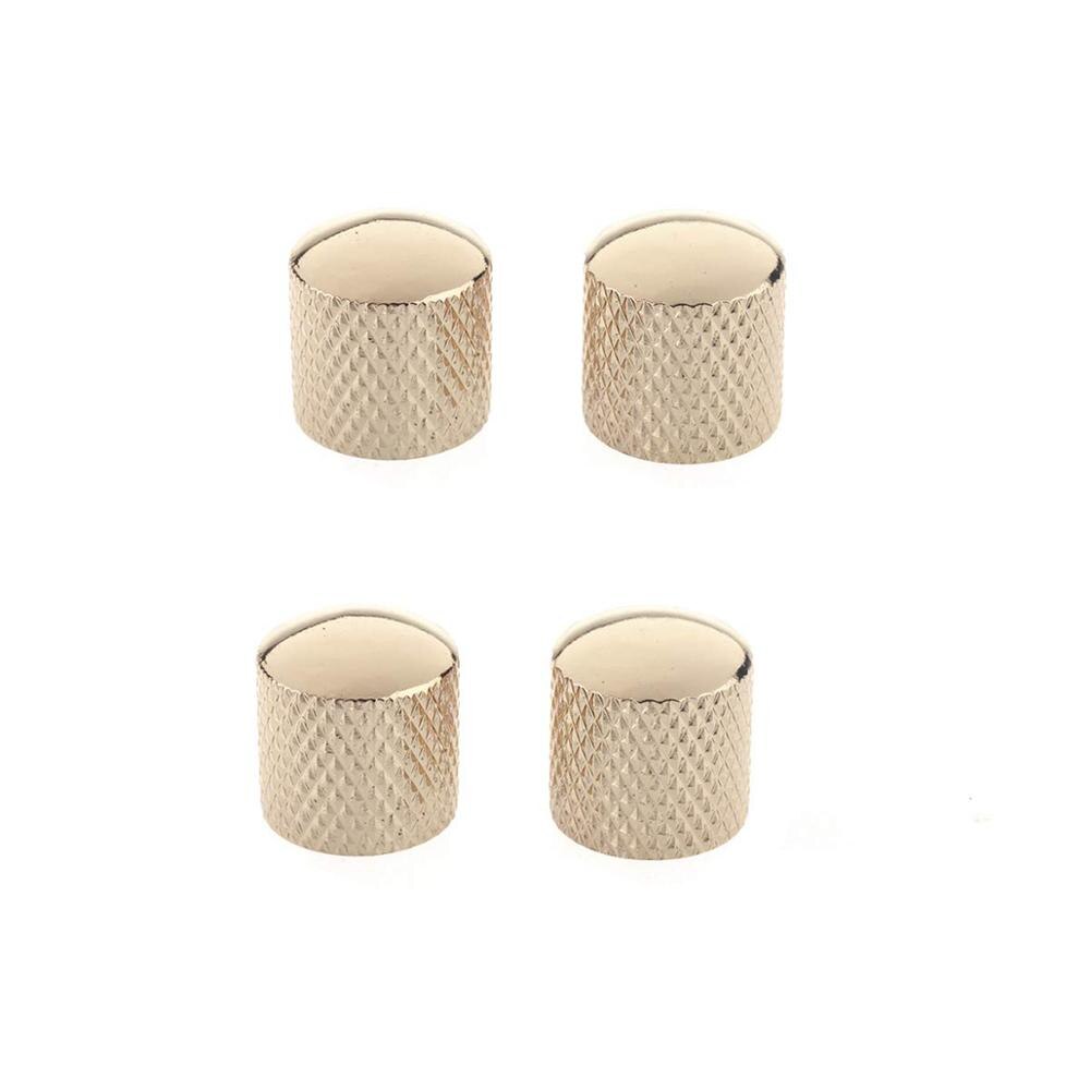 4 Stuks Chrome Metal Dome Knoppen Volume Tone Cont... – Grandado