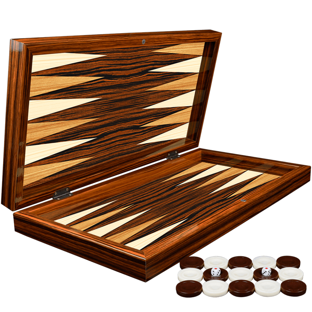 Premium Backgammon Chess Set Checkers Draughts Lux... – Grandado