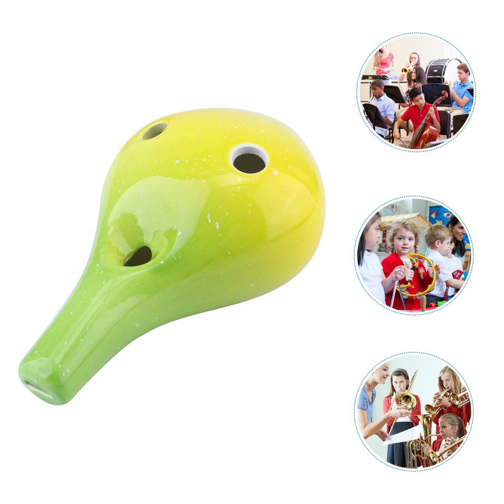 Bottle Style Ocarina 6 Holes Ceramic Ocarina Begin... – Grandado