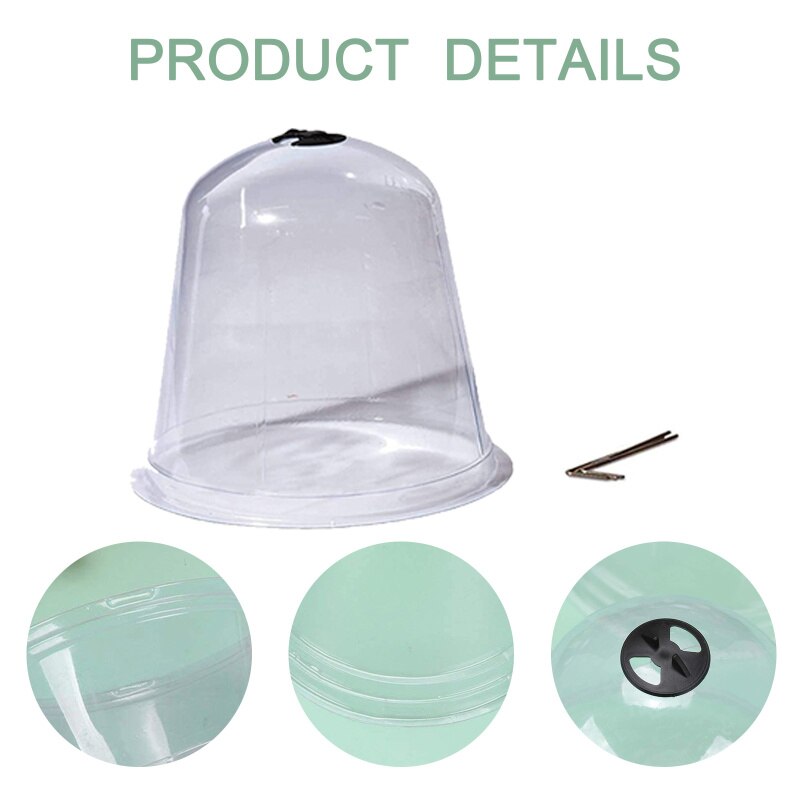 Garden Cloche Plastic Protective Plants Bells Dome... – Grandado