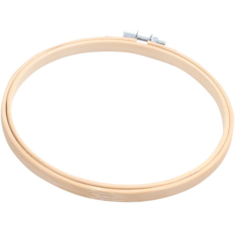 Embroidery Circle Set Hoops Cross Hoop Ring Wooden... – Grandado