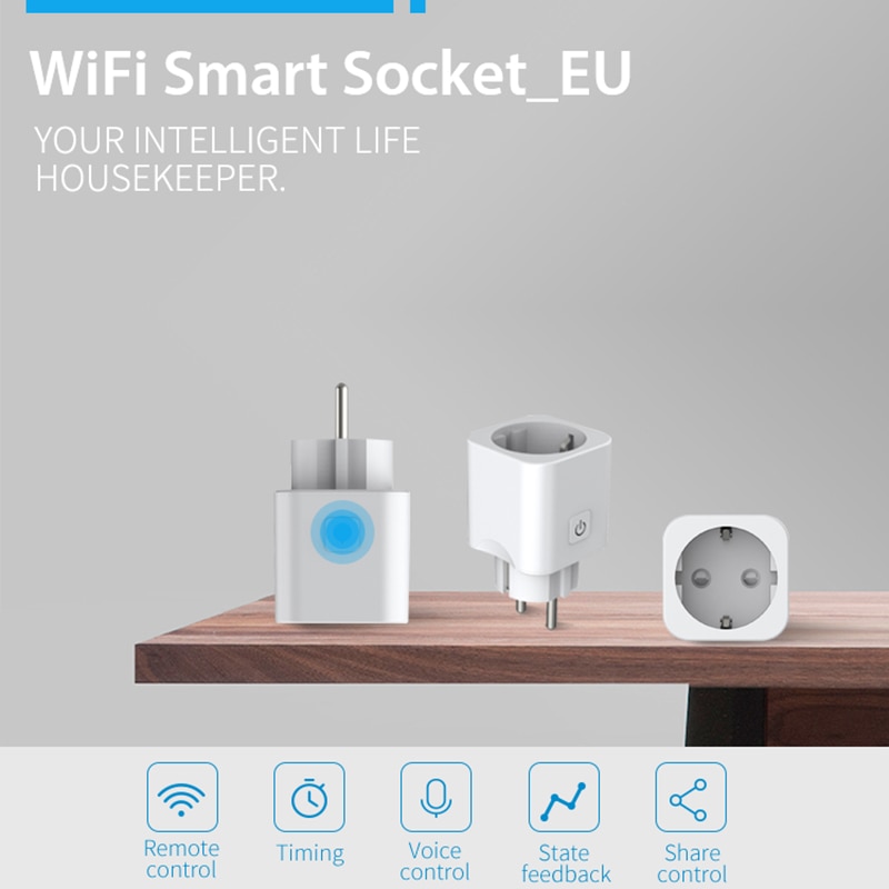 Lonsonho eWeLink Wifi Smart Plug Smart Socket EU P... – Grandado
