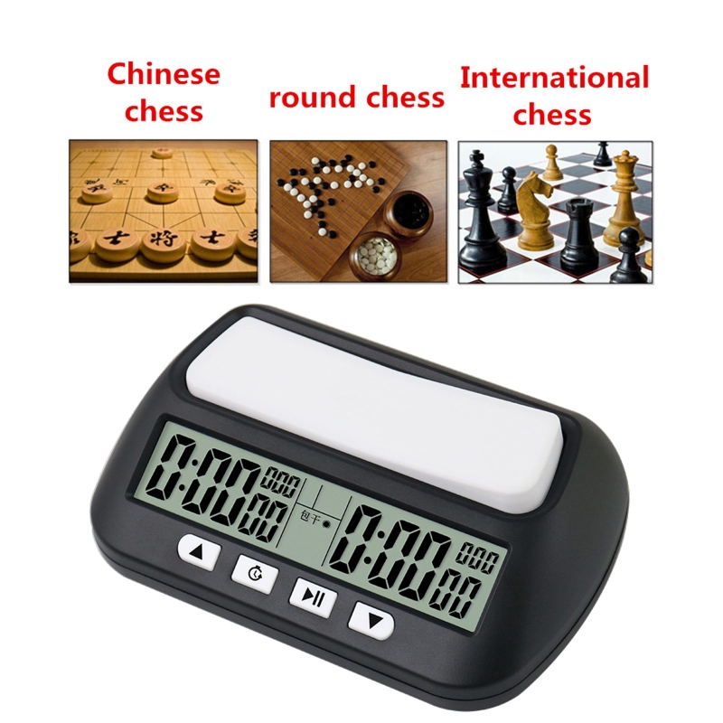 Chess Clock Count Up Down Timer Board Game Stopwat... – Vicedeal