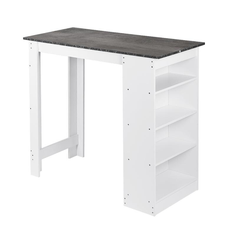 Petite Table à thé Double couche en fer Simple de ... – Grandado