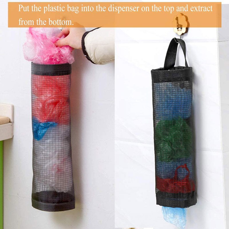 Plastposeholder mesh hengende oppbevaringsdispense... – Grandado