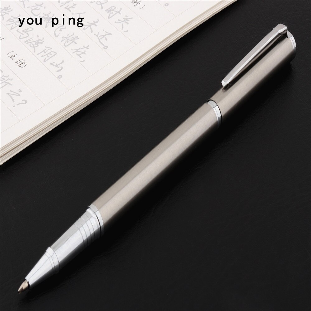Luxury pen 026 Silver steel Business office Roller... – Vicedeal