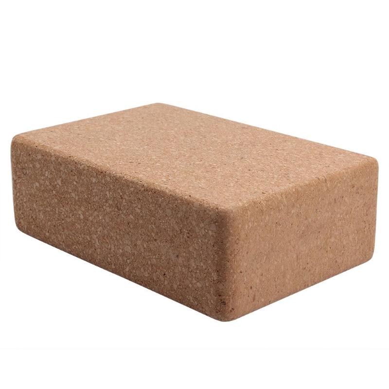 High Density Cork Wood Yoga Block Prop Auxiliary T... – Vicedeal
