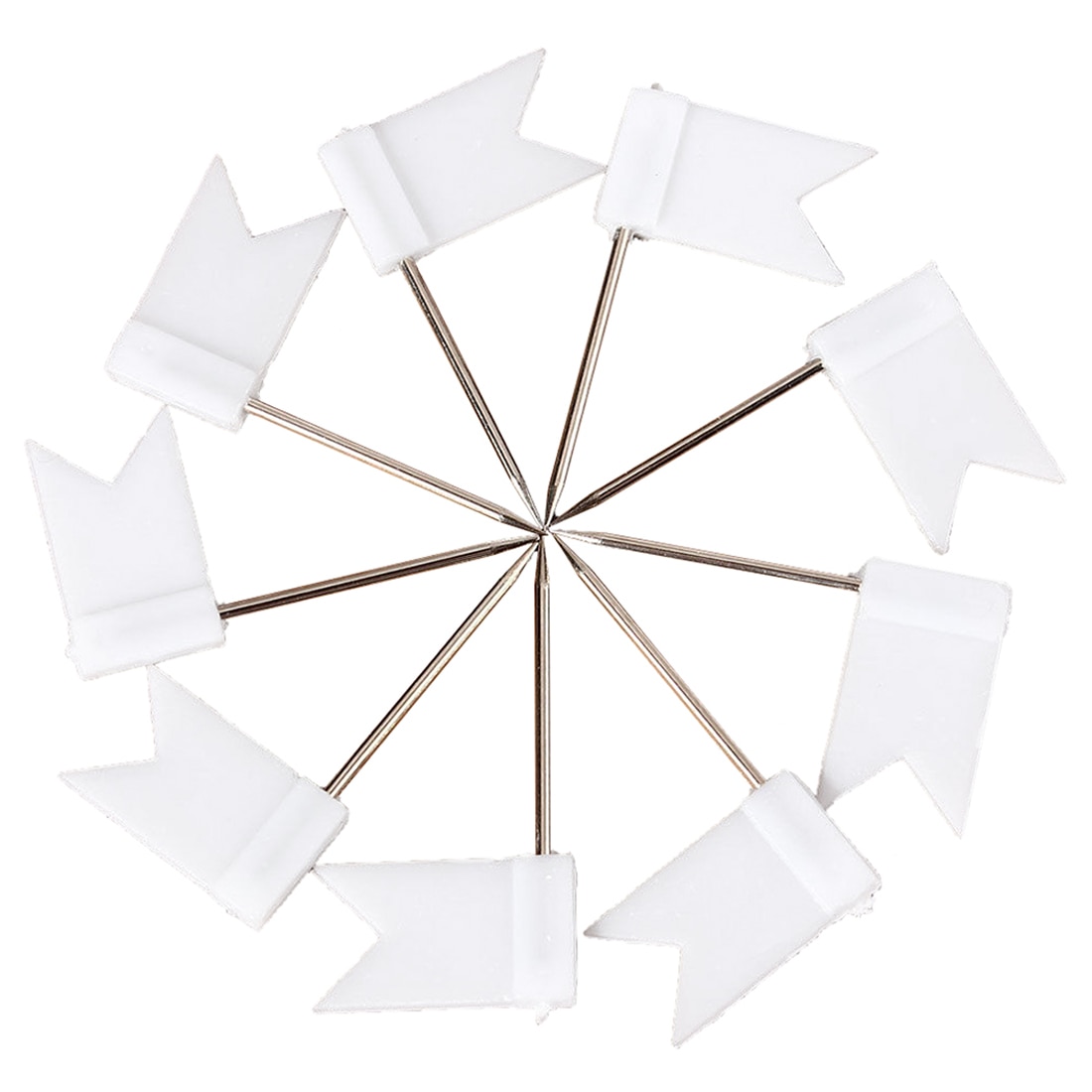 100 Flag White Shape Map Pins Cork Notice Board Dr... – Vicedeal