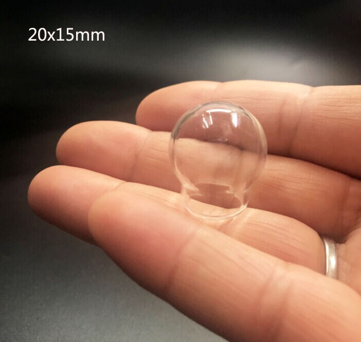 20 x 15mm glazen bolbollen display holle ronde bol... – Vicedeal