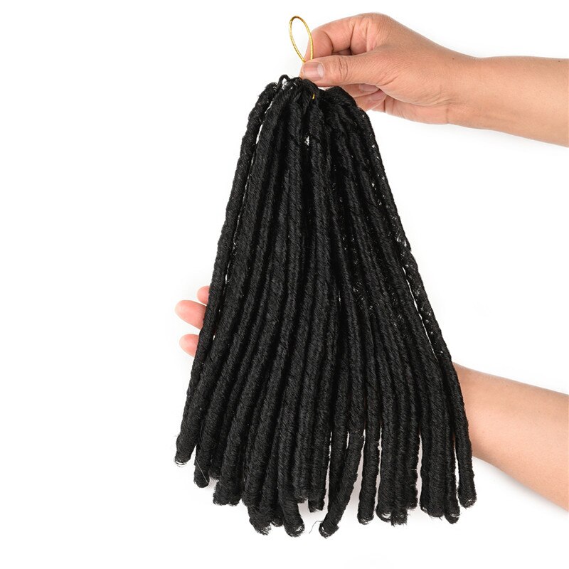 ZYR Soft Locs 14inches Crochet Hair Synthetic Hair... – Vicedeal