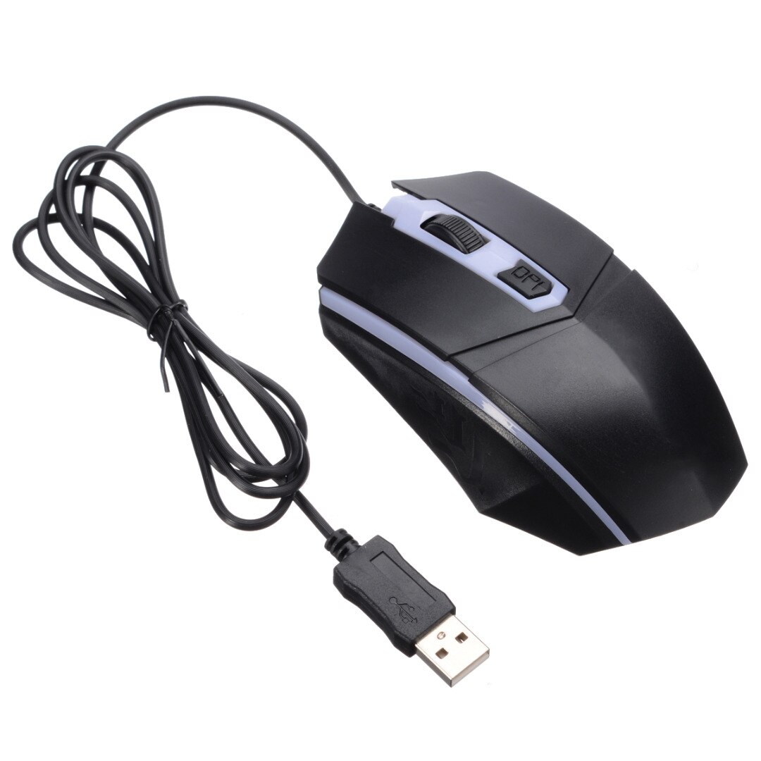 Gaming Keyboard Mouse Set Mechanical Wired USB Key... – Grandado