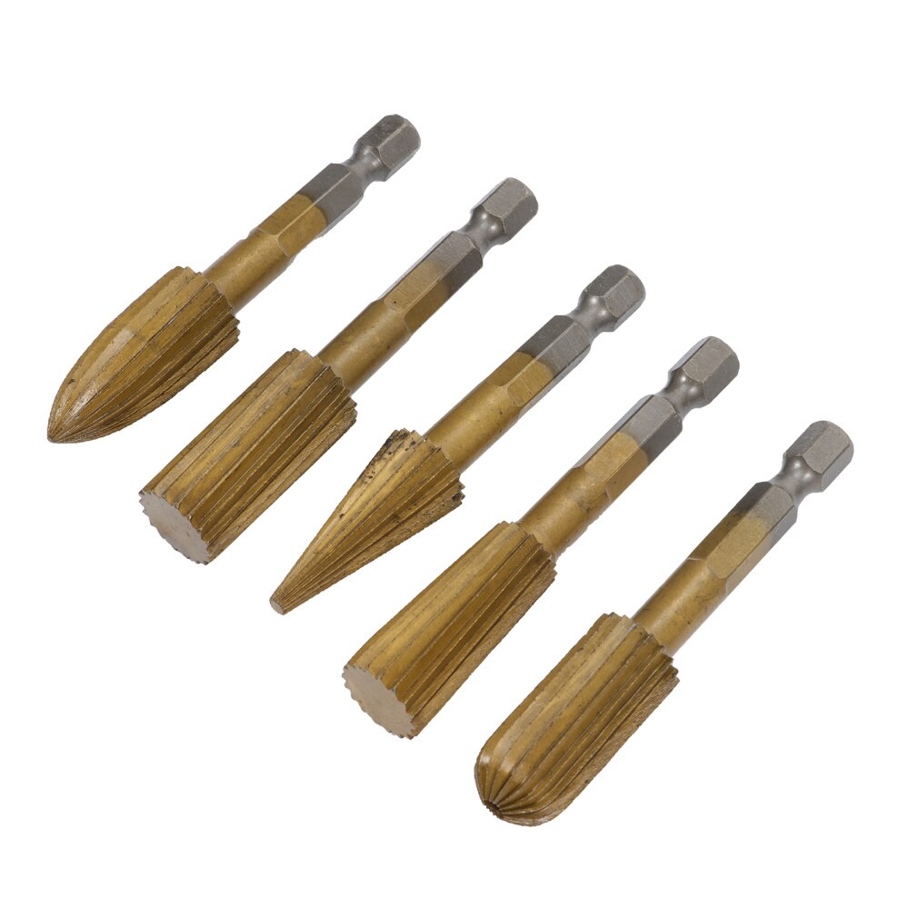 5pcs/set Rotary Burr Rotary Bit Burrs Set for Wood... – Grandado