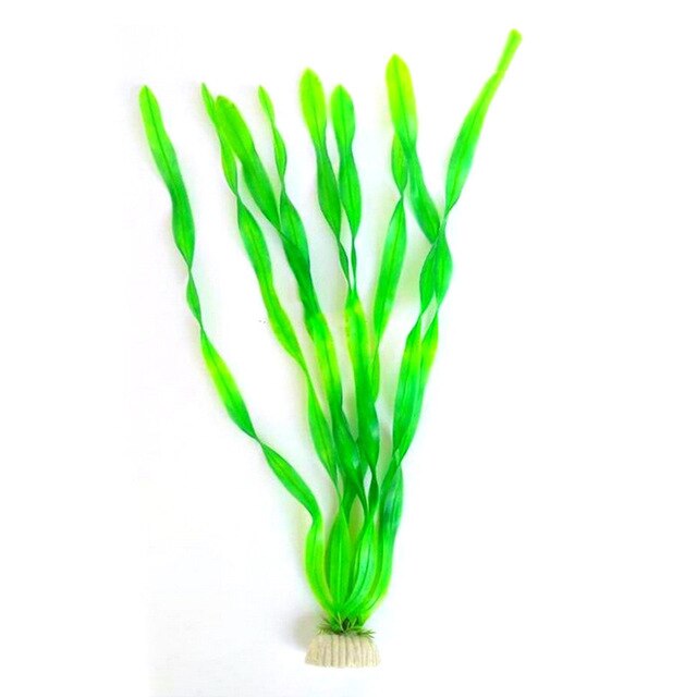 1 stk plastik akvarium akvatiske akvarie planter v... – Vicedeal
