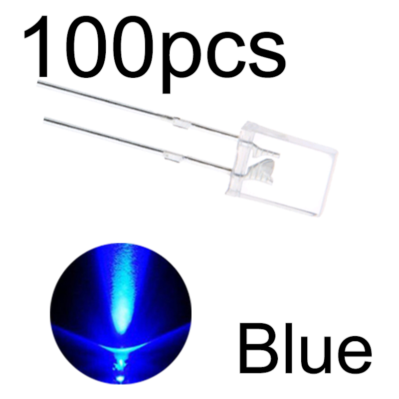 MCIGICM 100 pcs Rood licht-emitterende diodes Rood... – Vicedeal