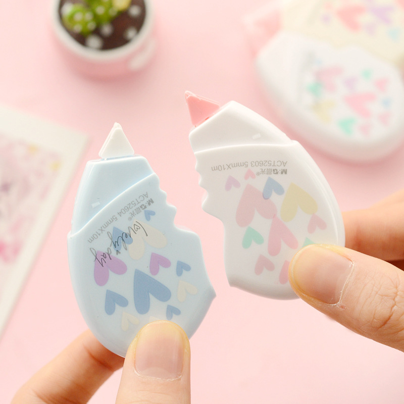 Love Heart correction tape material escolar Kawaii... – Vicedeal