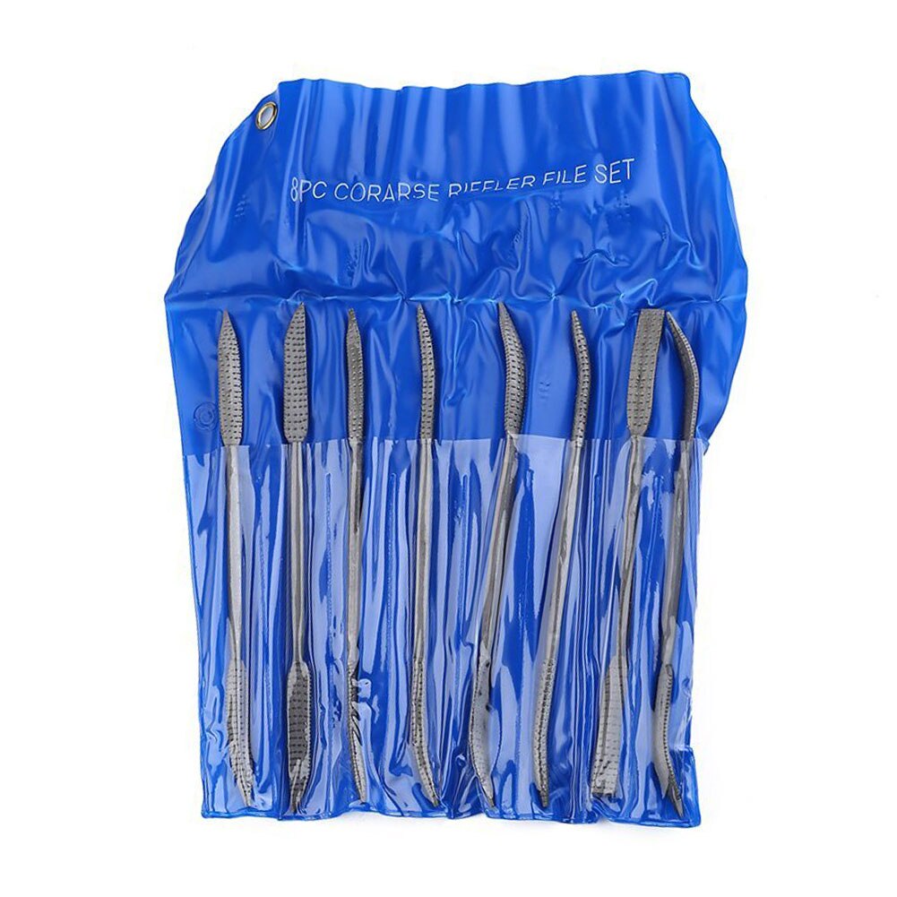 8pcs Mini Wood Working Rasp Riffler File Set Doubl... – Grandado