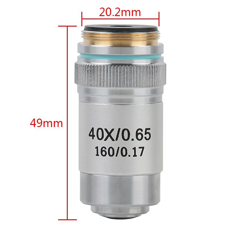 4X 10X 20X 40X 60X 100X Microscoop Objectief Achro... – Vicedeal