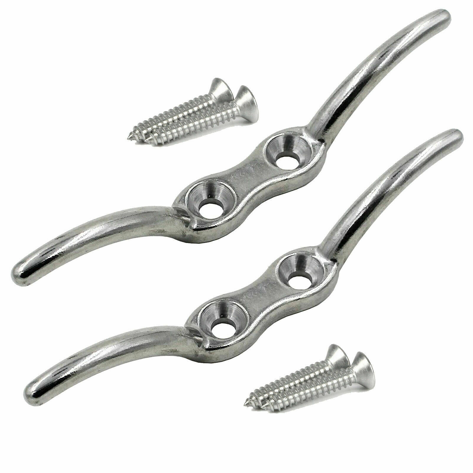 2x Stainless Steel 316 Flag Pole Cleat 6 Inch Clea... – Grandado