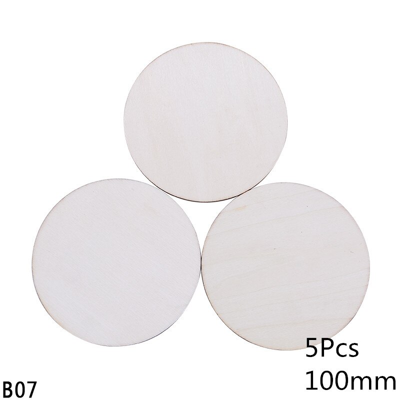 Natuurlijke Blanco Ronde Hout Plakjes Cirkels Unfi... – Grandado