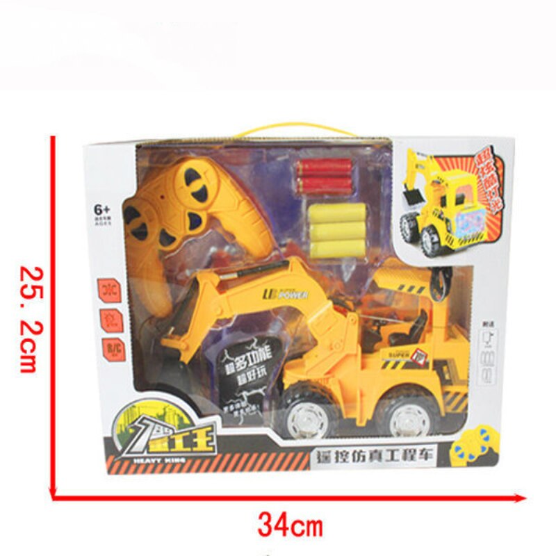 6 channel remote control engineer simulation digge... – Grandado