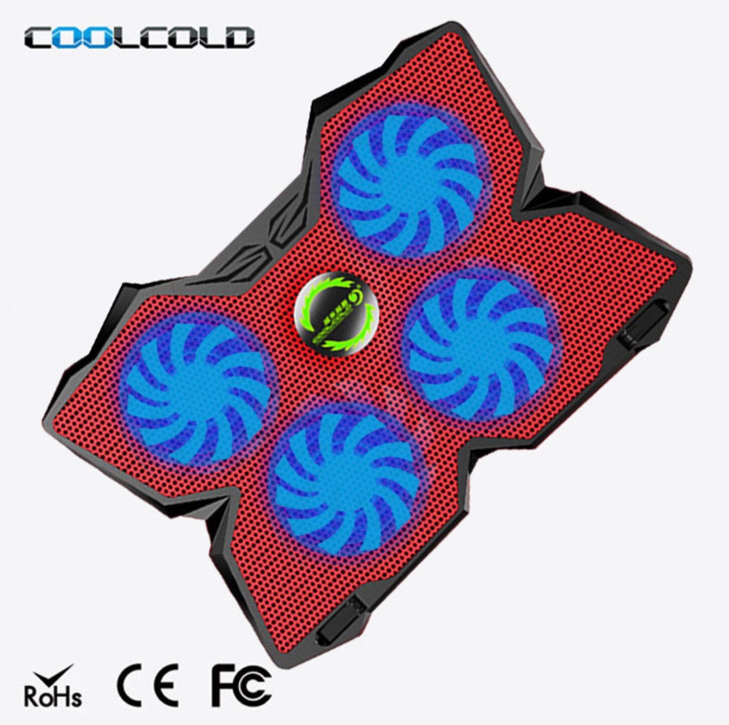 Laptop Cooling Pad 17" Cooler Pad Chill Mat 4 Quie... – Grandado