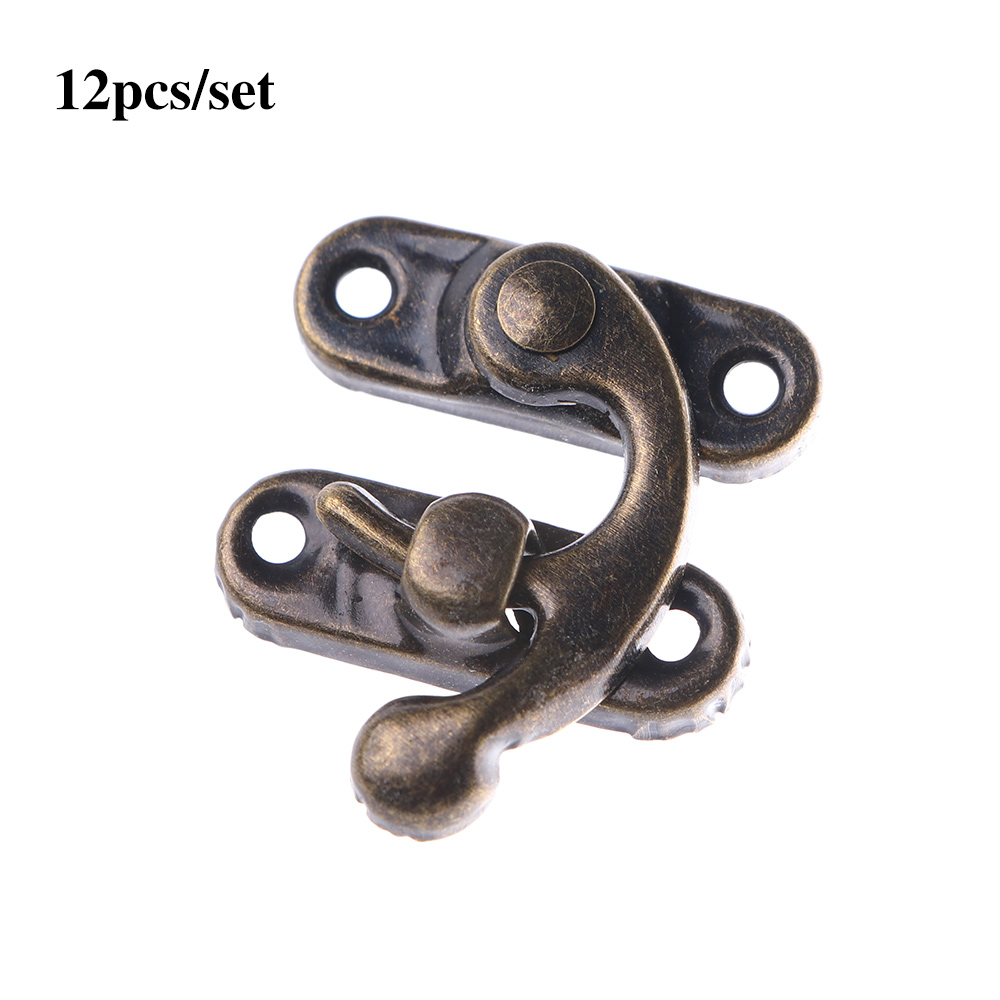 12 Pcs Small Antique Metal Lock Decorative Hasps H... – Vicedeal