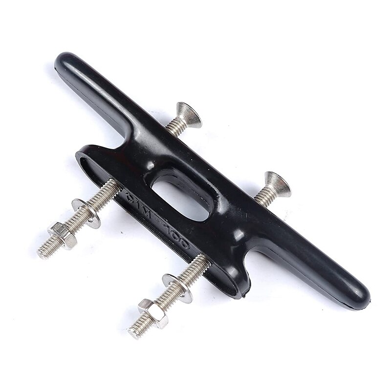 Nylon Cleats Boat Dock Kayak Black with Fasteners ... – Grandado