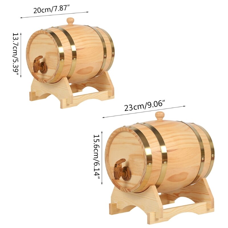Wooden Wine Barrel Whisky Barrel Wooden Barrel Wed... – Grandado