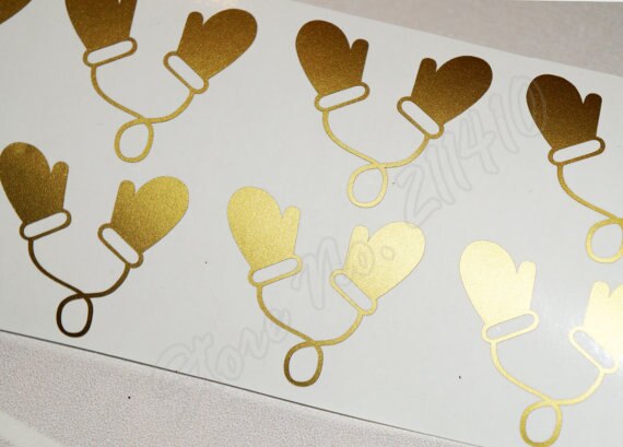 42 Gloves Stickers Winter Mitten Envelope Seal Inv... – Grandado