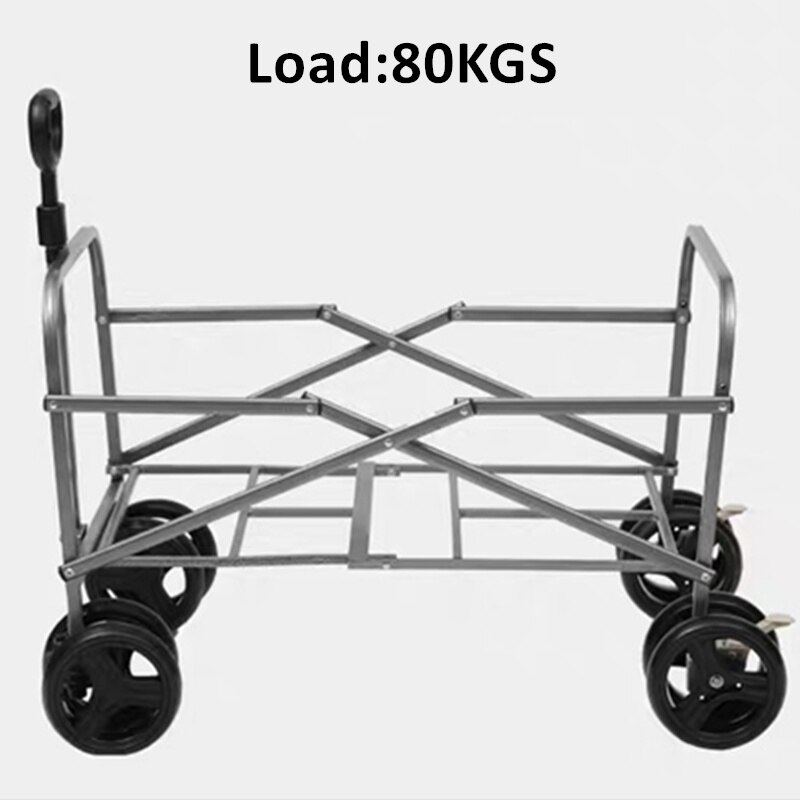 ALWAYSME Double Wheels Utlity Wagon Cart Hand Truc... – Vicedeal