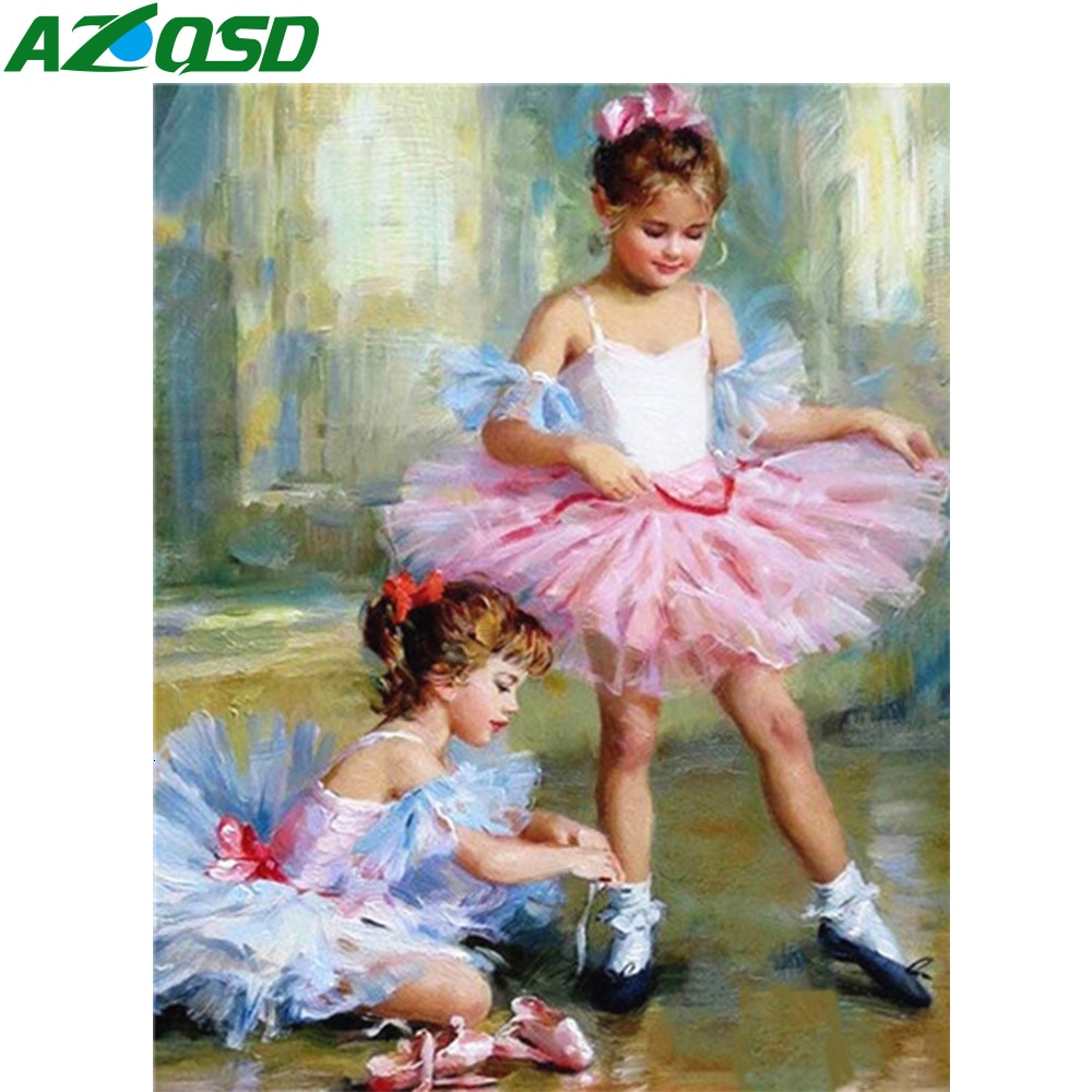 AZQSD DIY Unframe Paint By Number Canvas Painting ... – Grandado