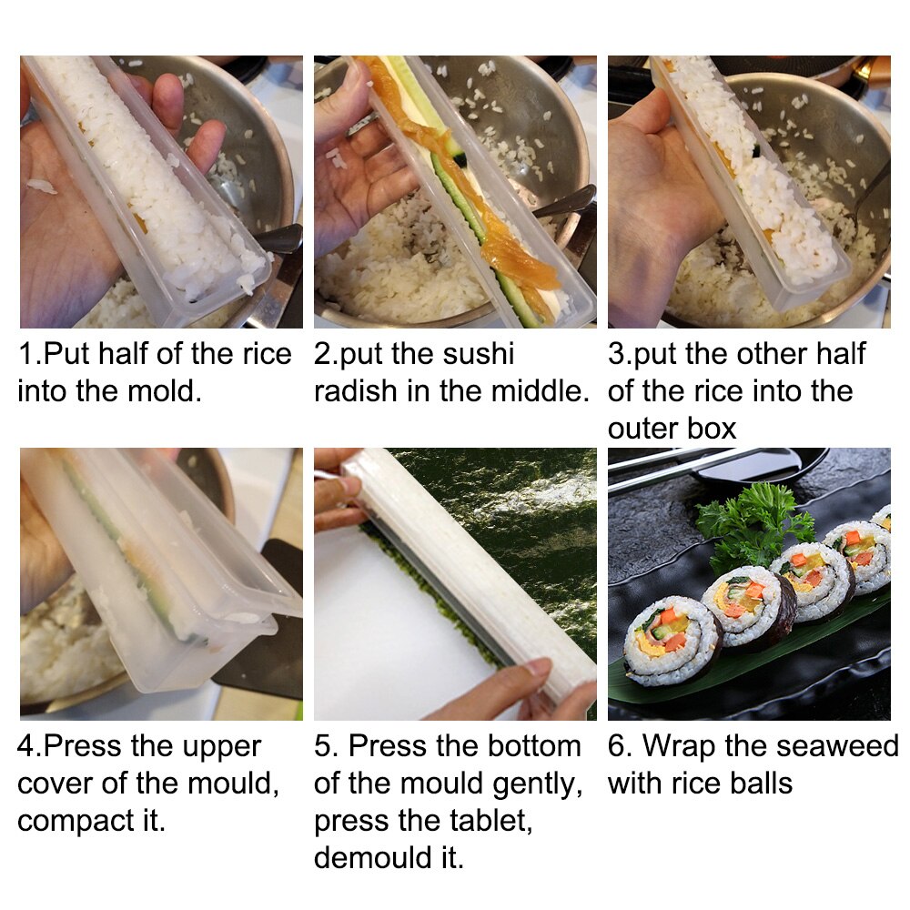 Hilife Sushi Maker Onigiri Bento Rijst Bal Maker B... – Grandado