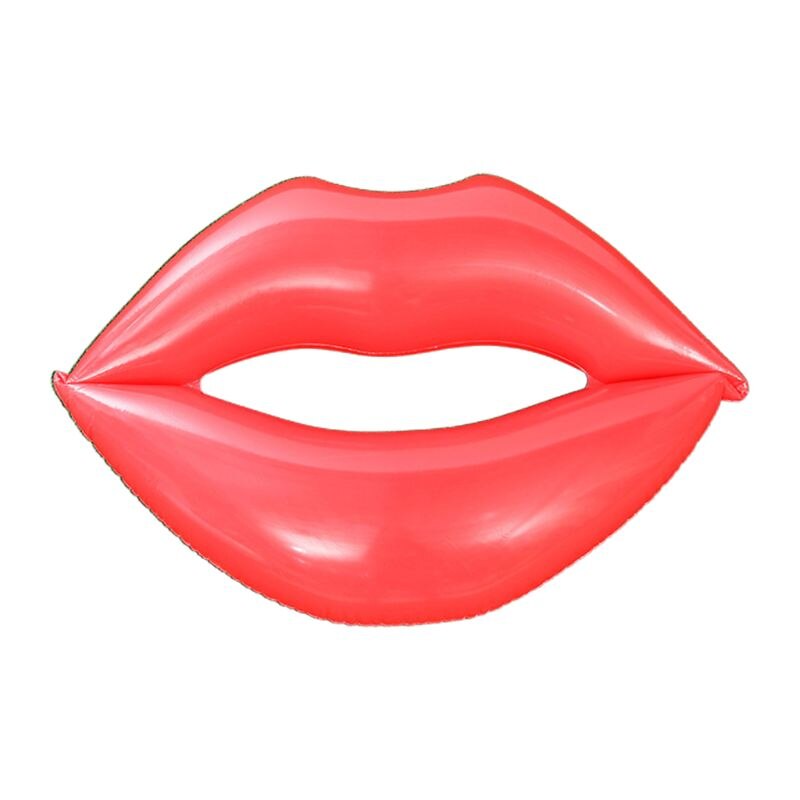 Inflatable Funny Glitters Lips Pool Float Raft Swi... – Grandado