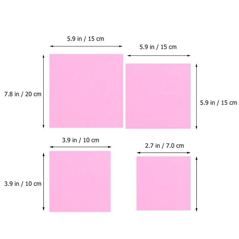 400pcs Square Origami Colorful Paper Cuttings Pape... – Grandado