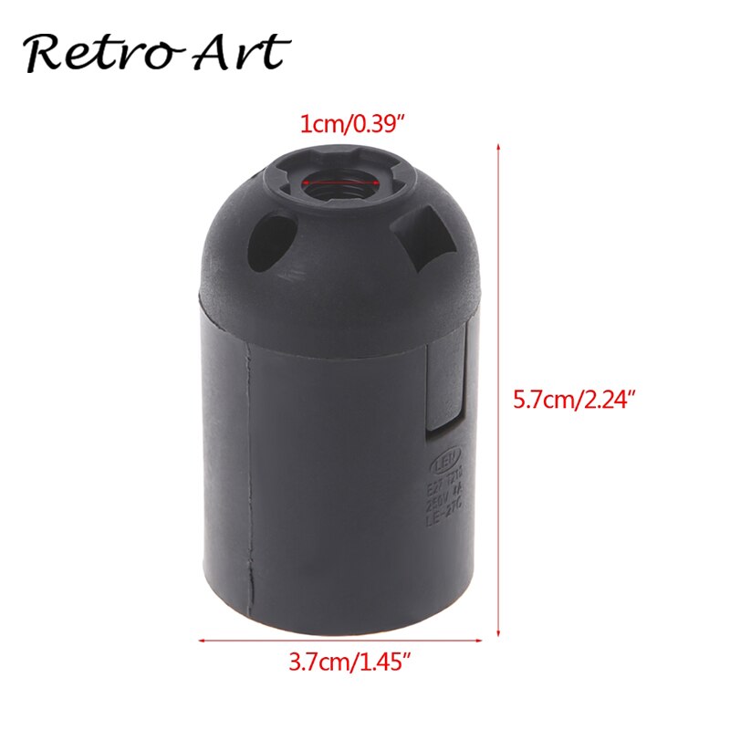 10pcs/lot E27 plastic bulb holder 4A 250V screw pe... – Grandado