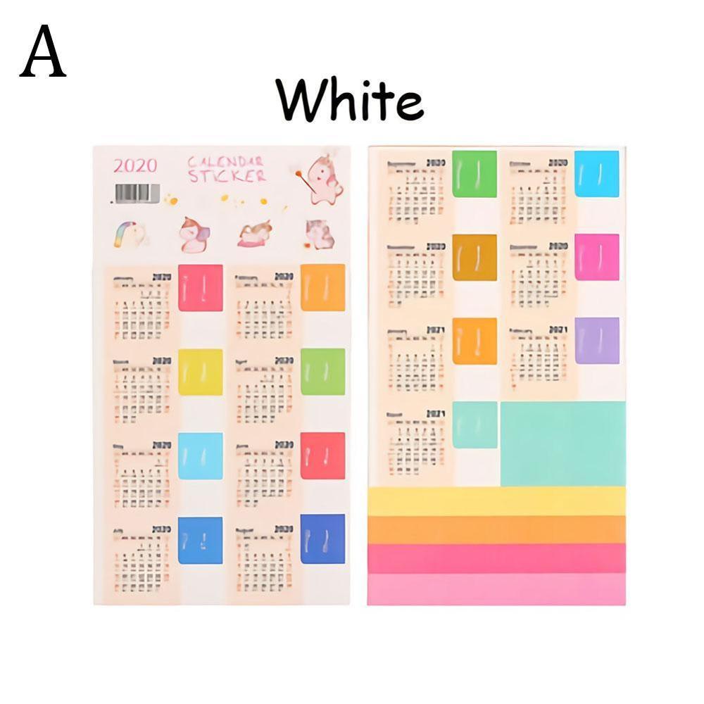 Kleurrijke Papier Jaar Kalender Stickers Agenda Br... – Grandado