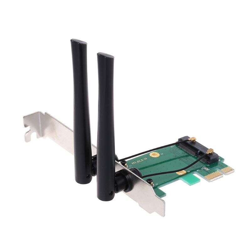 Wireless Card WiFi Mini PCI-E Express to PCI-E Ada... – Grandado