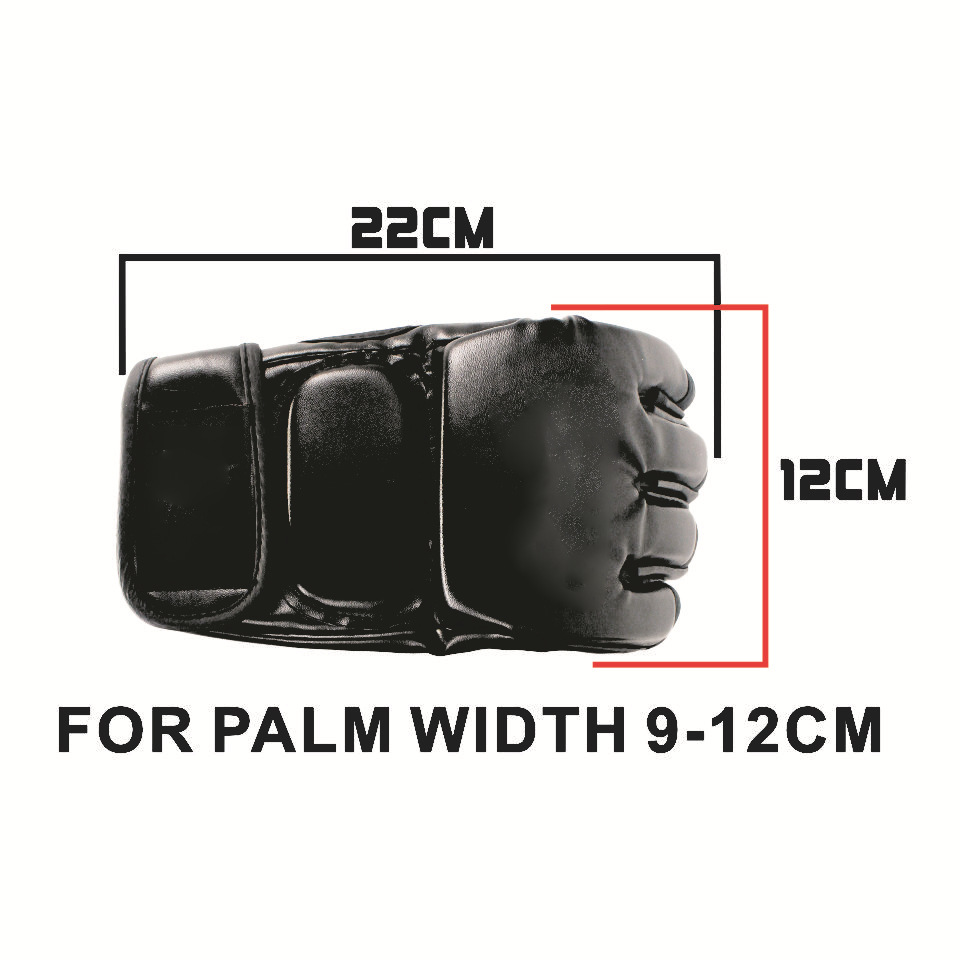 Adult Taekwondo Sanda MMA fighting boxing half-fin... – Grandado