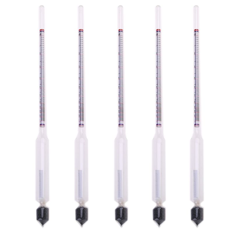 5 Pcs Hydrometer Tester Vintage Tools Alcoholmeter... – Vicedeal