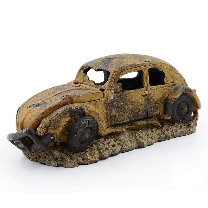 Aquarium Resin Decoration, Imitating Car Waste Bub... – Grandado