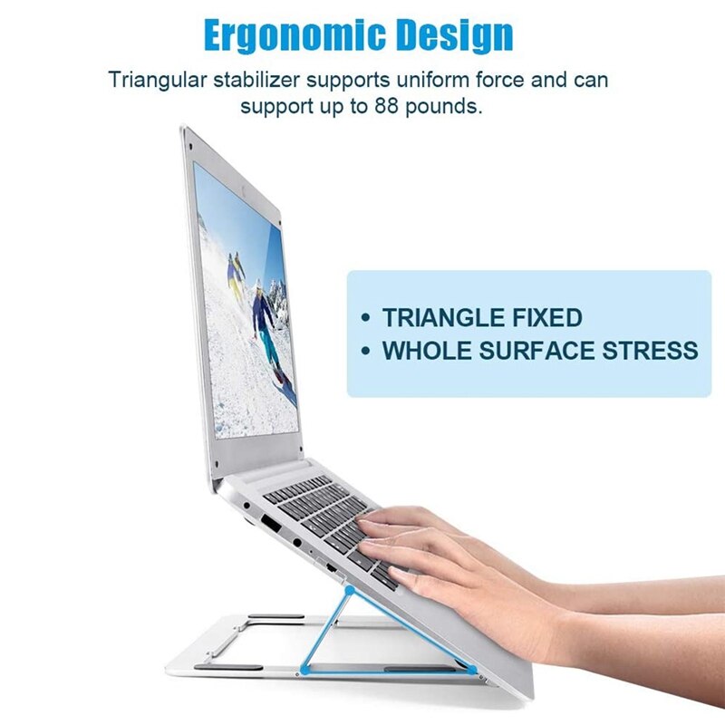 Laptop Stand Adjustable For Desk, Portable Ergonom... – Vicedeal
