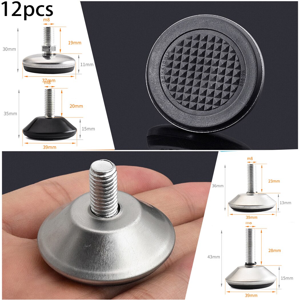 Round Levelling Machine Feet Set Accessory Adjusta... – Grandado