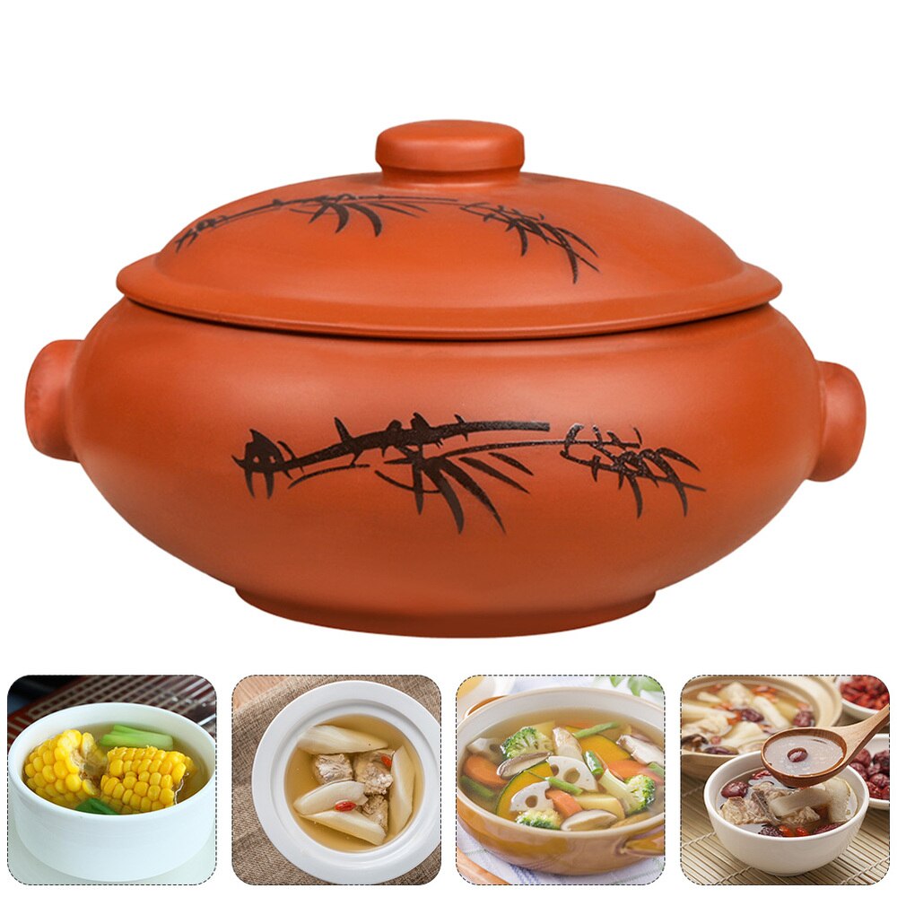 1pc Ceramic Stew Pot Casserole Steam Pot Kitchen C... – Grandado