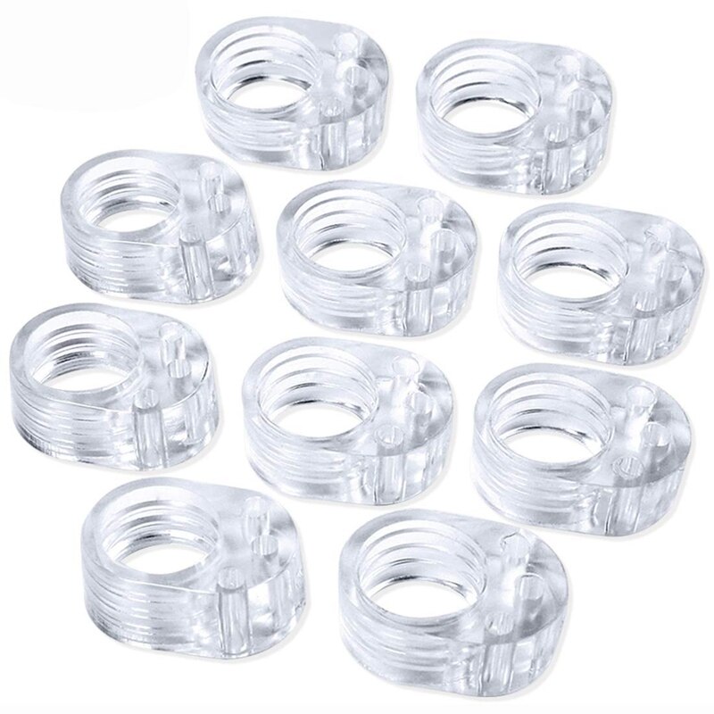 10Pcs Door Handle Buffer Transparent PVC Door Hand... – Vicedeal