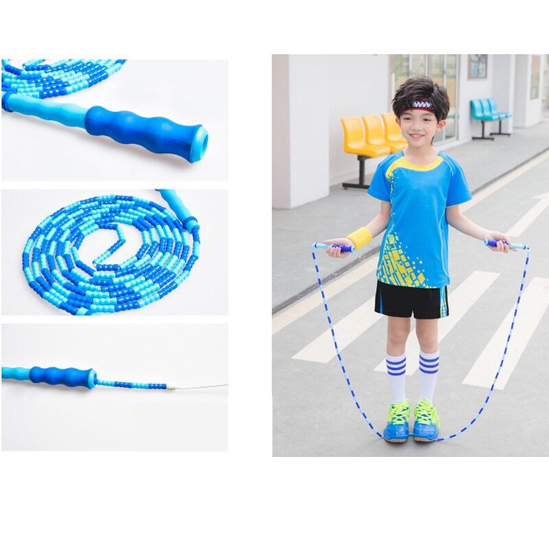 Kids Skipping Rope Bead Jump Rope Cable for Exerci... – Grandado